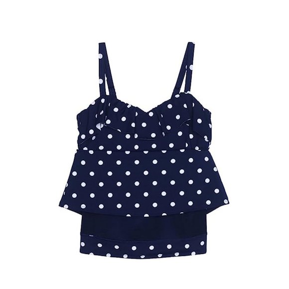 Lands' End | Swim | Nwt Lands End Womens Underwire Sweetheart Ruffle ...